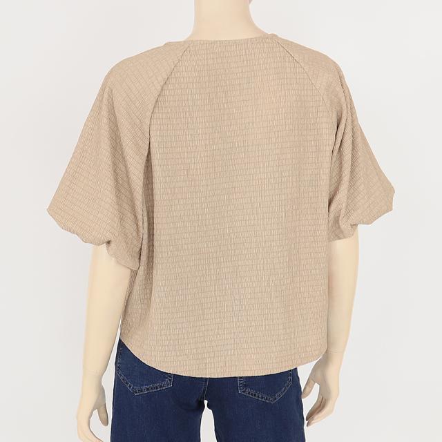 メイソングレイ（MAYSON GREY）レディース カットソー ベージュ系 バルーンスリーブ （サイズ/2）*ro0019 : e-warehouse - 通販 - Yahoo!ショッピング