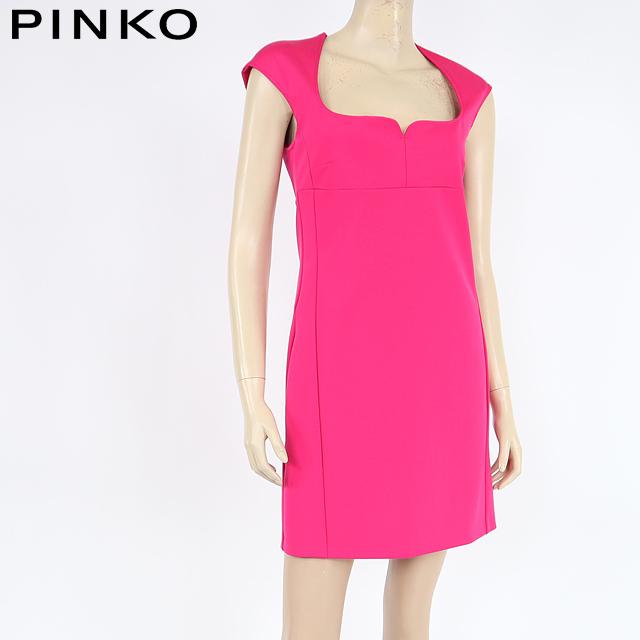 ピンコ（PINKO）レディース ワンピース ミディアム ピンク系 胸元切替クィーンアンネックラインワンピース イタリア製 （サイズ/40）*sh0164 : e-warehouse - 通販 ...