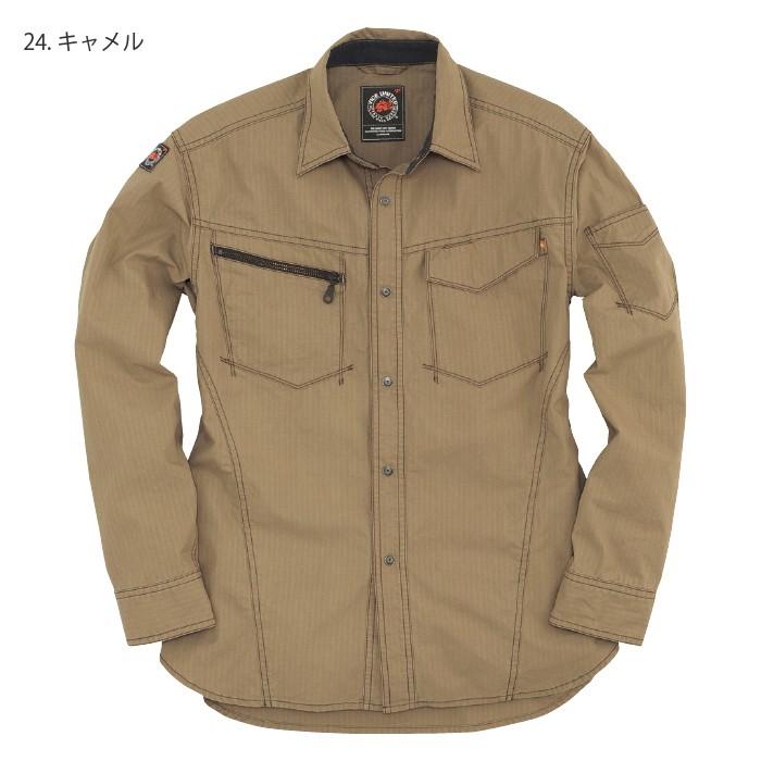 バートル 長袖シャツ 春夏 5103 日本製生地使用 作業着 作業服 BURTLE :133-0133:プラスワーカーYahoo!店 - 通販 - Yahoo!ショッピング
