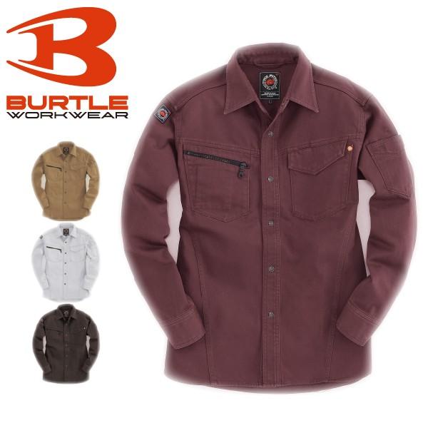 BURTLE バートル 長袖シャツ 5205 日本製生地使用 秋冬 作業服 作業着 メンズ 4L : プラスワーカーYahoo!店 - 通販 - Yahoo!ショッピング