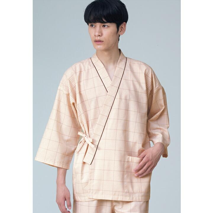 KAZEN 上着のみ 患者衣 甚平型 ジンベエタイプ 285男性用 メンズ 動きやすい 甚平 患者 綿混 青 ブルー 介護用 入院用 パジャマ 検診衣 医療 : プラスワーカーYahoo!店 ...