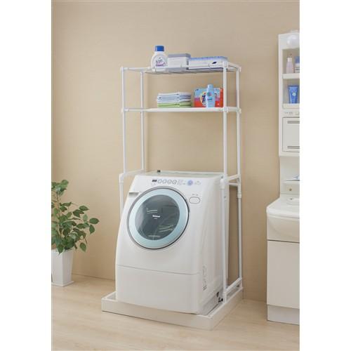 アイリスオーヤマ(IRIS) ランドリーラック 洗濯機上収納 LR-16P 幅65.6〜97×奥行36.6×高さ161.6cm : キムラヤテック ヤフー店 - 通販 - Yahoo!ショッピング