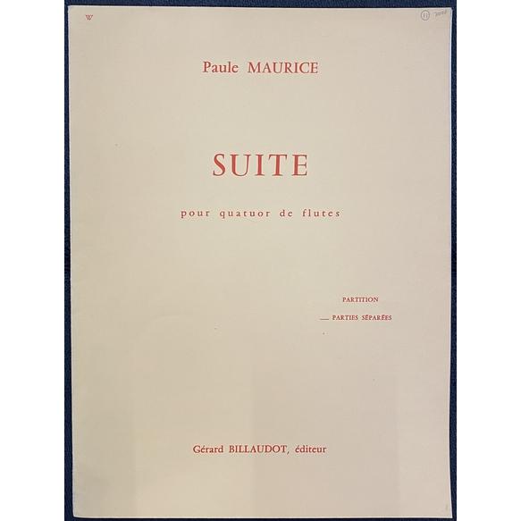 【訳あり商品】 フルート4重奏 SUITE / Paule Maurice : e-よしや楽器 - 通販 - Yahoo!ショッピング