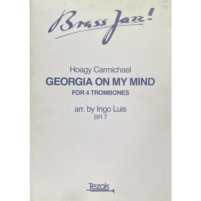 【訳あり商品】 トロンボーン4重奏曲 我が心のジョージア / Hogey Carmichael Arr. Ingo Luis Tezak ...