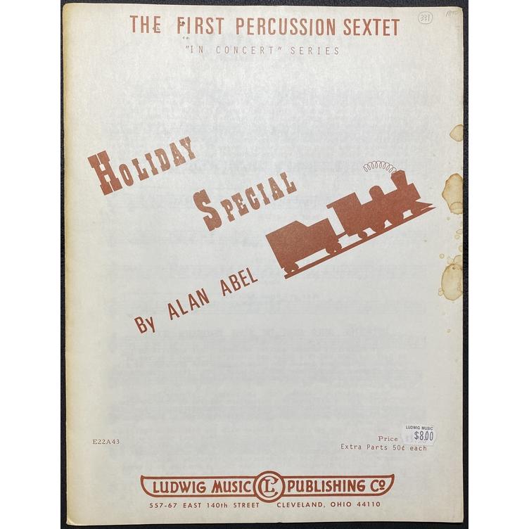 【訳あり商品】 打楽器6重奏 HOLIDAY SPECIAL / Alan Abel : e-よしや楽器 - 通販 - Yahoo!ショッピング
