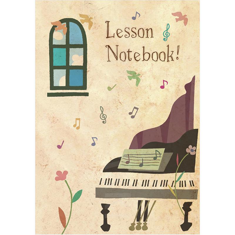 ピアノレッスンノート（ピアノと窓）PRFG-323 : e-よしや楽器 - 通販 - Yahoo!ショッピング