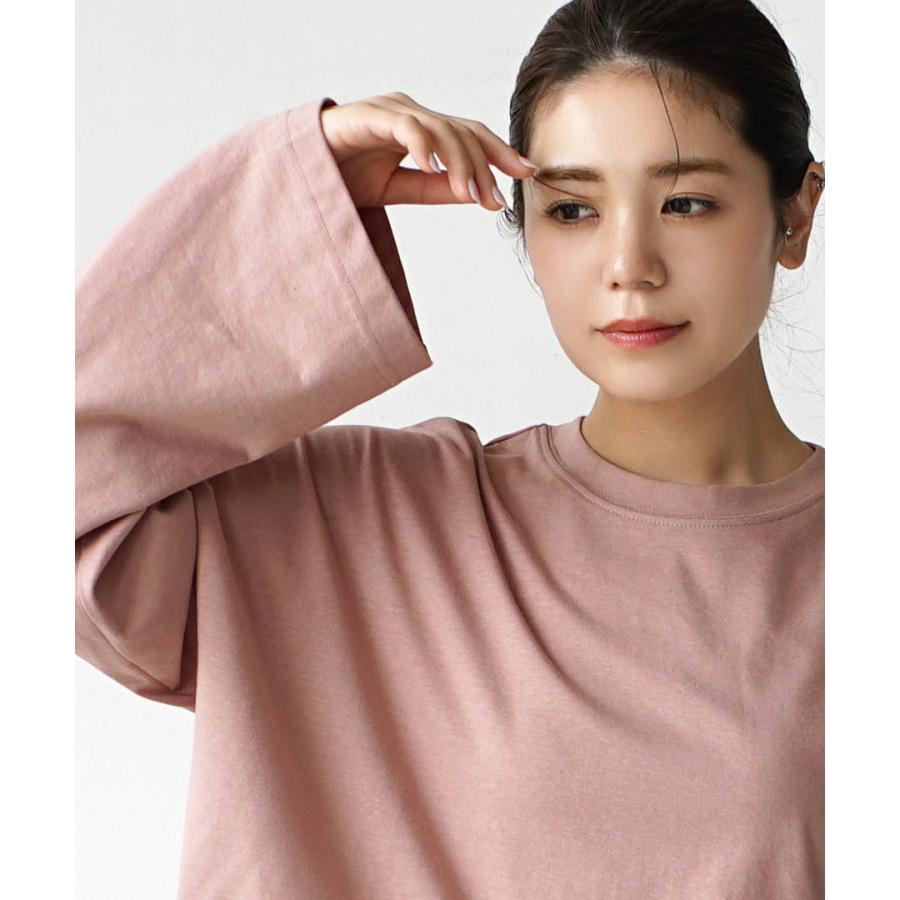 zootie Tシャツ カットソー レディース ロンT 長袖 クルーネック ショート 体型カバー ズーティー URBAN PLUS フレアスリーブカットソー : イーザッカマニアストアーズ ...