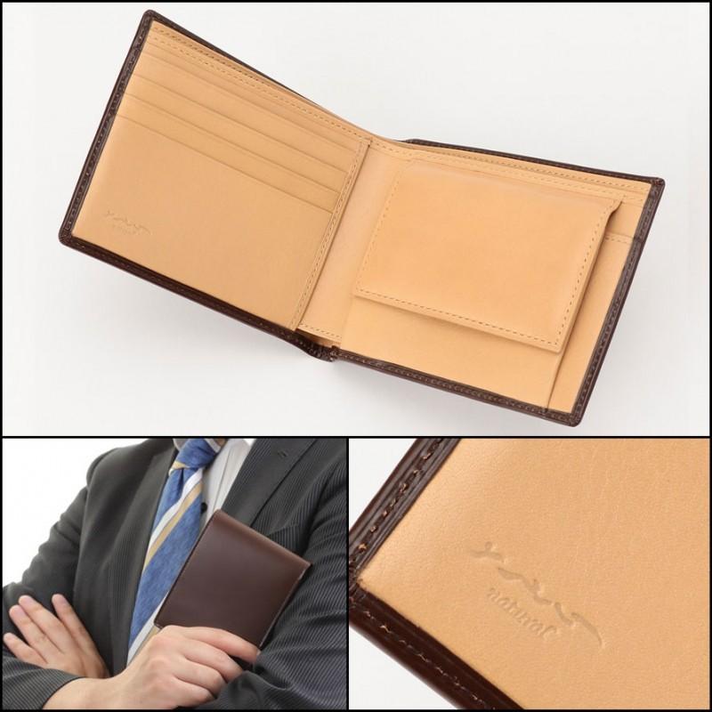 財布 メンズ 二つ折り 本革 SATOLI さとり 松阪牛 松阪レザー 高級