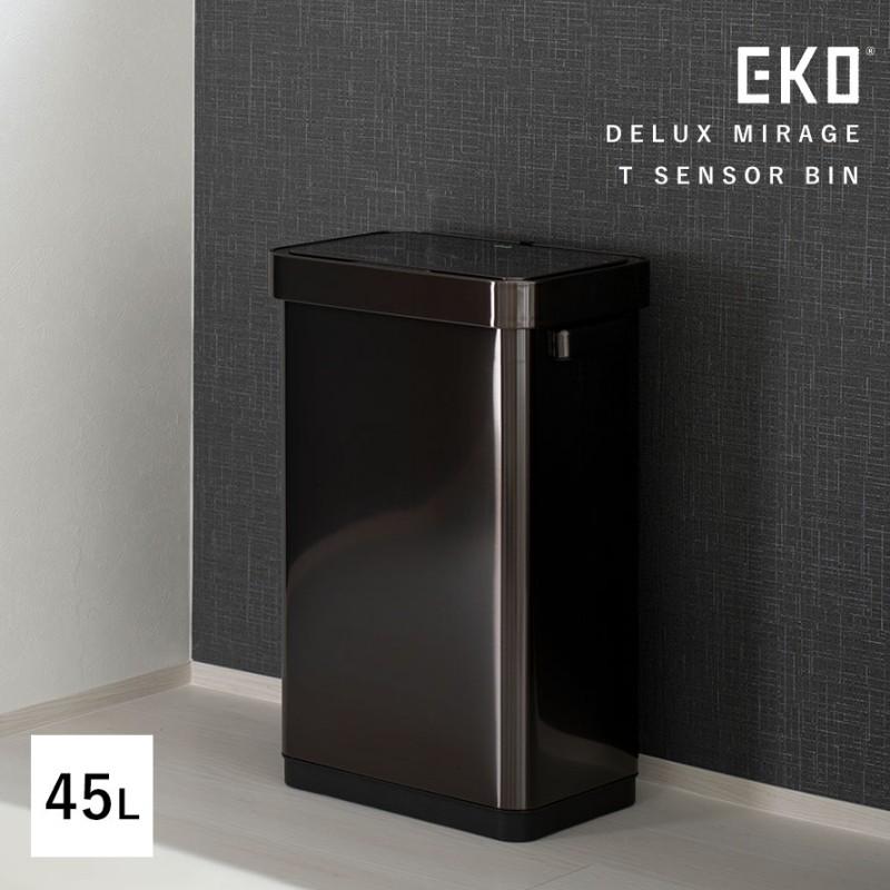 EKO ゴミ箱 eko 45リットル センサー ステンレス キッチン 自動開閉 スリム おしゃれ シンプル T-センサービン 45L メーカー直送 : ココチのくらし雑貨店 - 通販 ...