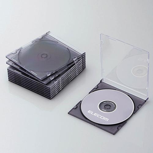 ELECOM エレコム Blu-ray/DVD/CDプラケース CCDJSCS10CBK(2358826) : itm0015682069 : e-zoa - 通販 - Yahoo!ショッピング