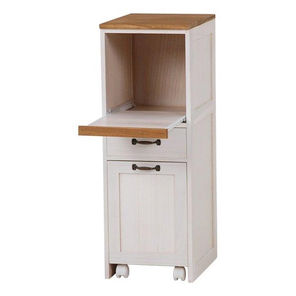 萩原 ハギハラ キッチンラック 1段・ホワイトウォッシュ キャスター付き 幅30cm MUD-5900WS(2519282) : e-zoa - 通販 - Yahoo!ショッピング