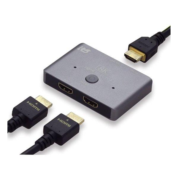 RATOC Systems ラトックシステム 8K60Hz/4K120Hz対応 2入力1出力 HDMI切替器 RSHDSW218K ...
