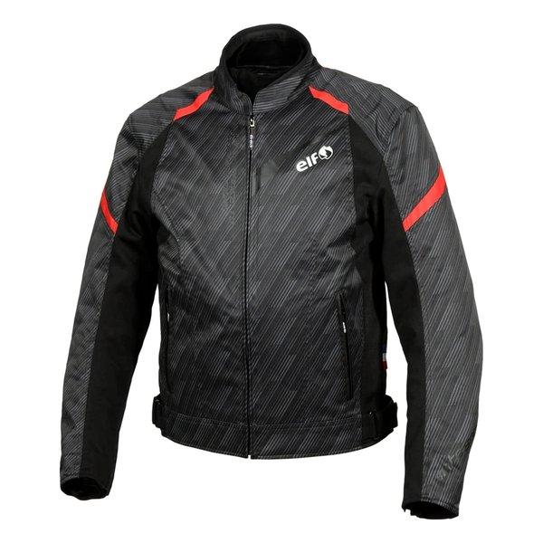 elf エルフ EJ-W114 ファーチレスポルトジャケット ブラック&レッド Lサイズ BK&RD L(2540098) : e-zoa - 通販 - Yahoo!ショッピング