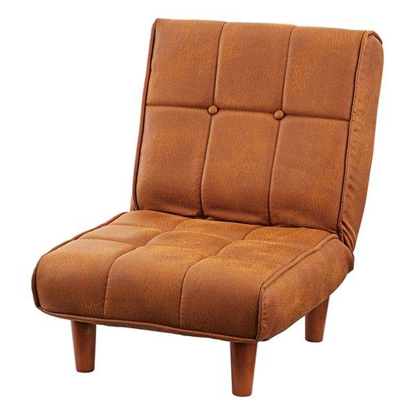 東谷 アズマヤ フロアソファ キャメル 1人掛 W51×D61-104×H31-69×SH28 RKC-937CA(2560195) : e-zoa - 通販 - Yahoo!ショッピング