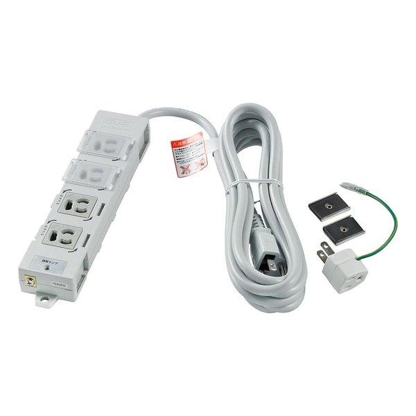 ELPA エルパ 事務所向け電源タップ 抜けどめ 4個口 3m OAT-JPC43B(2569650) : e-zoa - 通販 - Yahoo!ショッピング