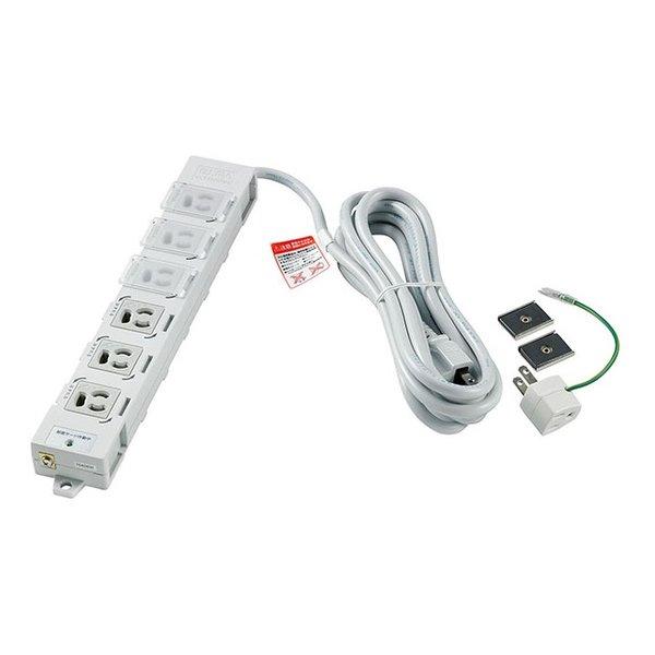 ELPA エルパ 事務所向け電源タップ 抜けどめ 6個口 3m 雷ガード OAT-JPC63SB(2569653) : e-zoa - 通販 ...