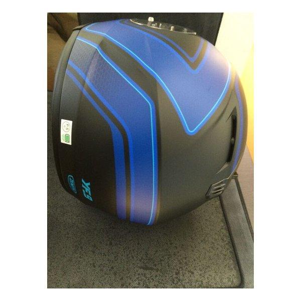 YAMAHA ヤマハ バイクヘルメット フルフェイス YF-9スポーツストライプシアンブルー XLサイズ YF-9スポーツストライプシアン ...