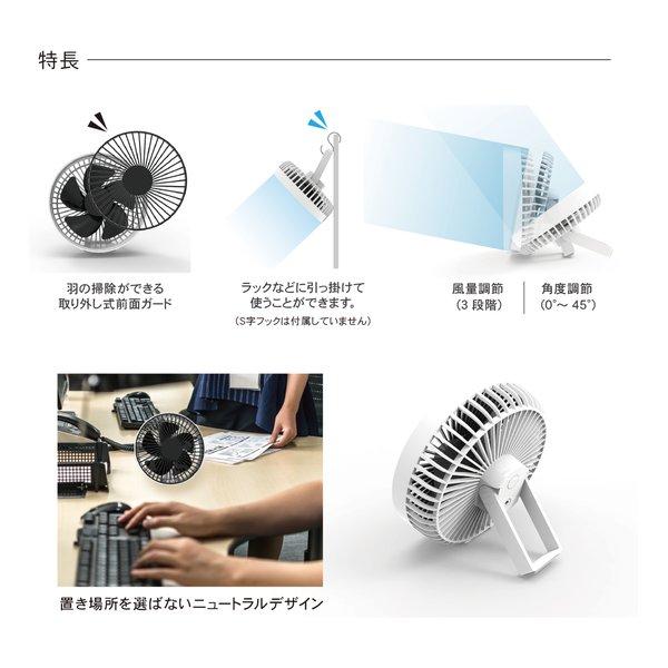 TOPLAND トップランド USBパワフルデスクFAN ホワイト SF-DK28WT(2609347) :ITM0015864168:e-zoa - 通販 - Yahoo!ショッピング