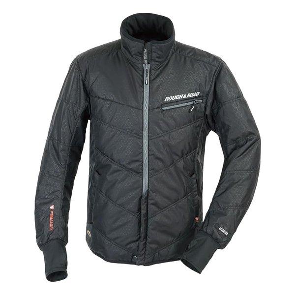 ROUGH&ROAD ラフアンドロード R＆R WG プリマロフト チタンインナージャケット カフツキ Lサイズ RR7995BK/GY3(2622622) : e-zoa - 通販 ...