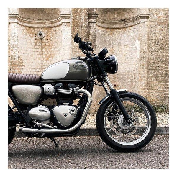MOTONE CUSTOMS（モートーンカスタムズ） エキゾーストエンド JUPITER-2 ポリッシュ Bonneville T100 ...