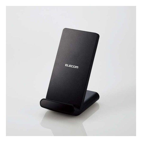 ELECOM エレコム Qi規格対応ワイヤレス充電器 5W/2枚コイル/スタンドタイプ/ブラック W-QS09BK(2590325) : e-zoa - 通販 - Yahoo!ショッピング