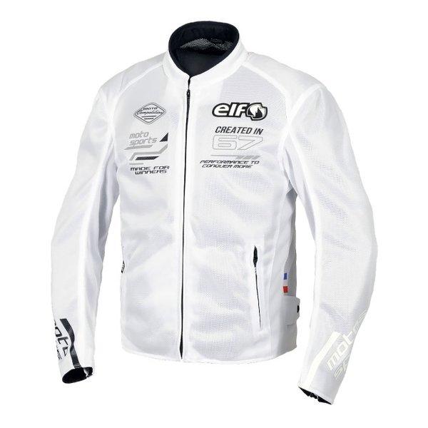 elf エルフ バイク用 春夏 エオリアメッシュジャケット ホワイト＆ブラック/Lサイズ EJ-S121/WHITE&BLACK/L(2643377) : e-zoa - 通販 - Yahoo ...