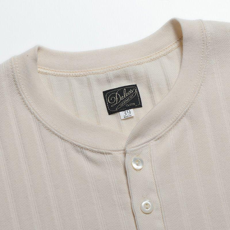 先行予約受付中！DECORT STRIPE KNIT DELUXEWARE デラックスウエアTシャツ DALEE'S ダリーズTシャツ ヘンリーネック :dw-decort:アメカジ バイカー ...