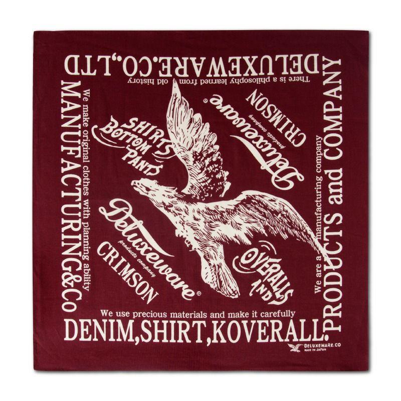 DLA-004 RD バンダナ004 DLA004 DELUXEWARE デラックスウエアバンダナ スカーフ :dw-dla-004-rd:アメカジ バイカー 2ND・セカンド - 通販 ...