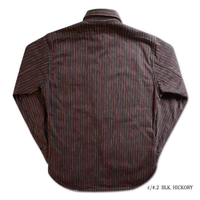 HV-01-BKHC-ヒッコリーシャツ-HV01-DELUXEWARE-デラックスウエアヒッコリーヘビーネルシャツ : dw-hv-01 ...