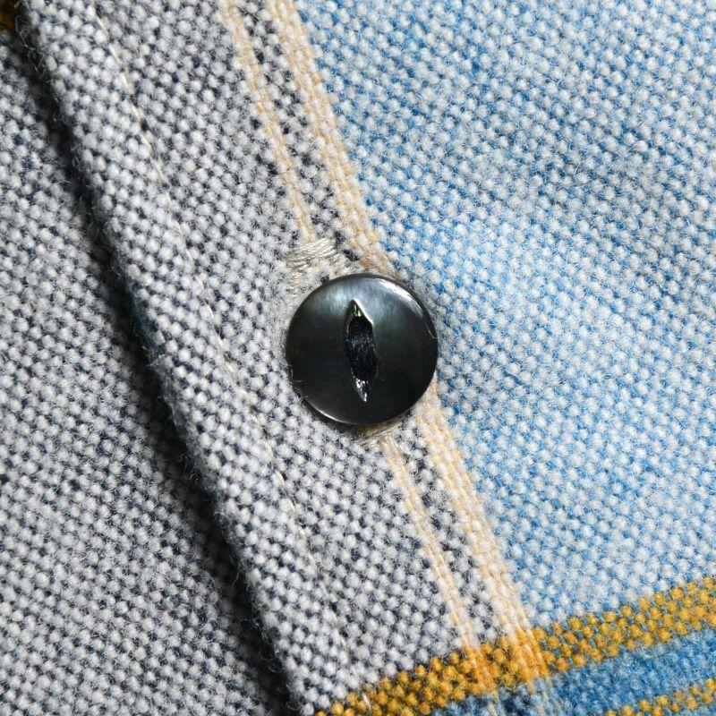 DELUXEWARE MVB-14 BL THROUGH WOOL SHIRT MVB14 デラックスウエアシャツ シャツ長袖 : アメカジ バイカー 2ND・セカンド - 通販 ...