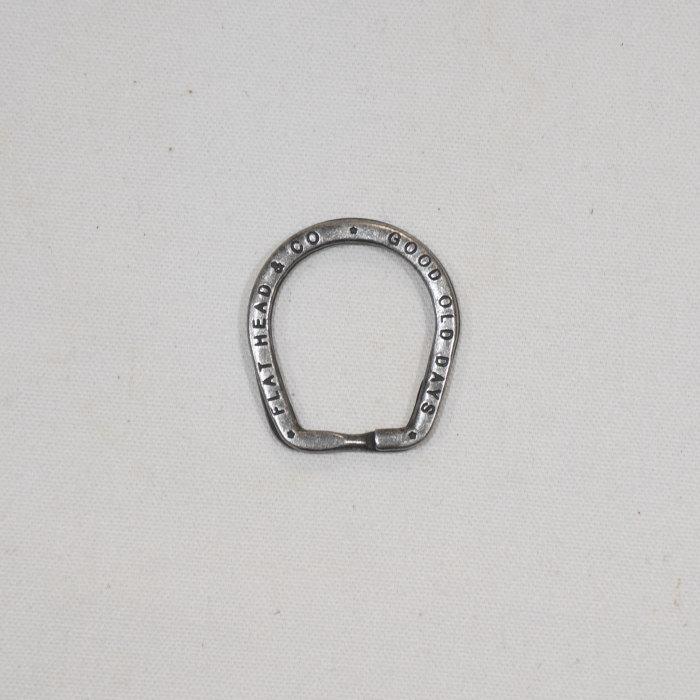 FN-GA001 IRON KEY RING FNGA001 FLATHEAD アイアンキーリング フラットヘッド キーホルダー フック ...