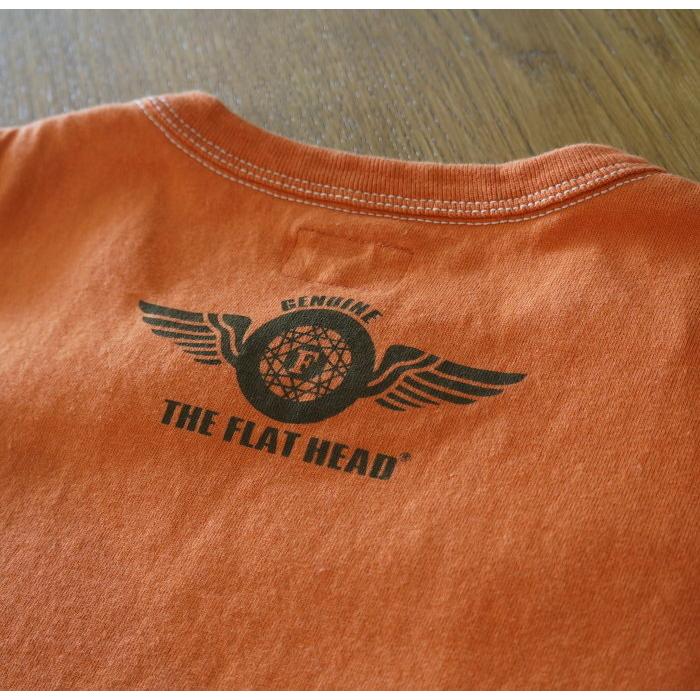 The Flat Head FN-THC-003-OR-フラットヘッドTシャツ003-FNTHC003-FLATHEAD-フラットヘッドTシャツ-THC系-THC : アメカジ バイカー ...