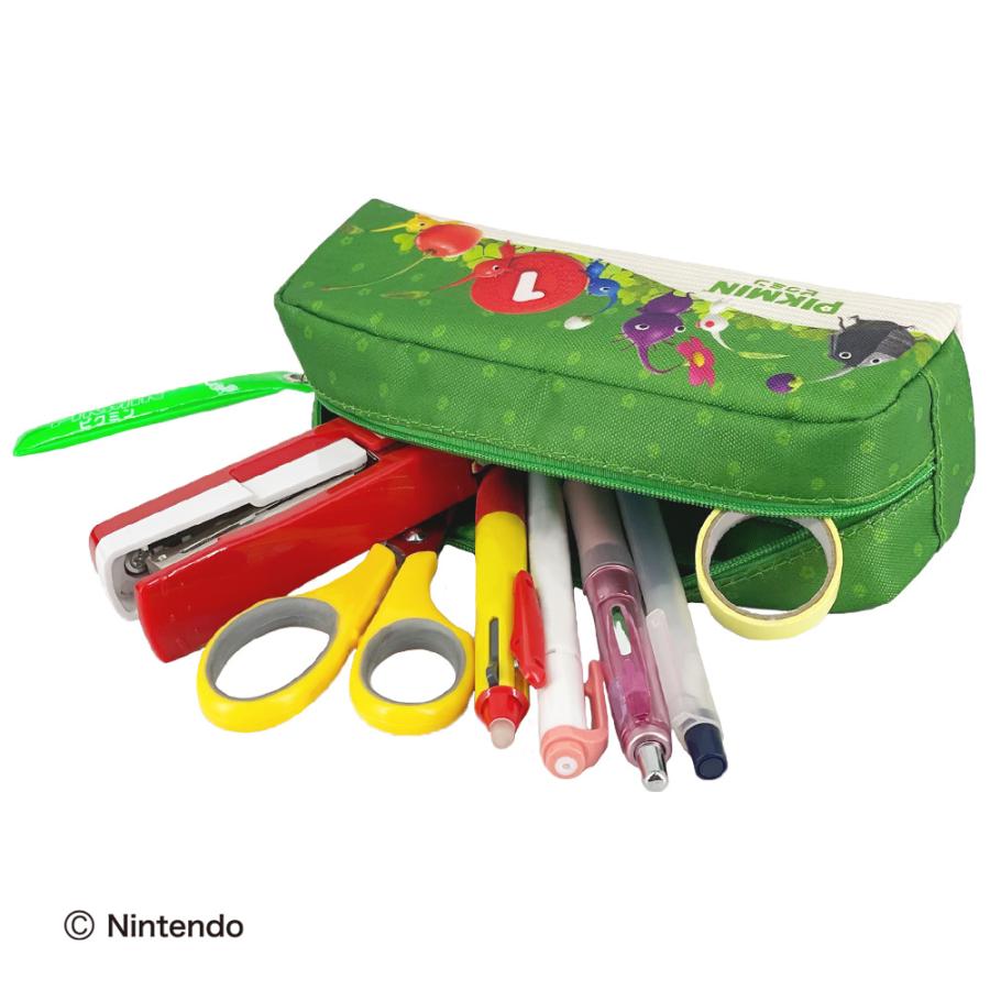 ピクミン マルチポーチ PIKUMIN 任天堂 ペンポーチ ペンケース 筆箱 マチ付き ゲーム かわいい キッズ 入学 入園 通学 通園 学童 : pik-051 : キャラクターランド は ...