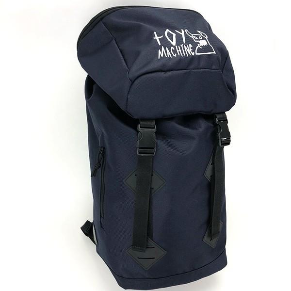 TOY MACHINE 大容量リュックサック キャップ収納ポケット付 バックパック トイマシーン : キャラクターランド はなはな - 通販 ...