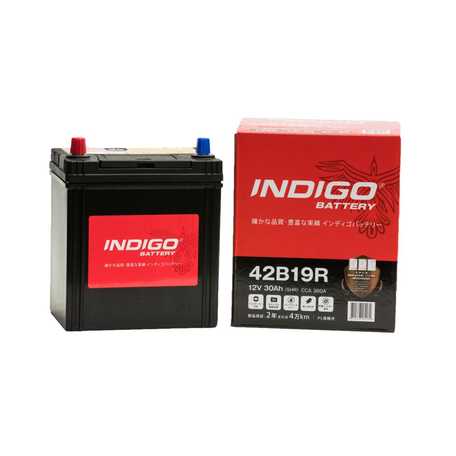 INDIGO 【インディゴバッテリー】42B19R : イーグルライン オンラインストア - 通販 - Yahoo!ショッピング