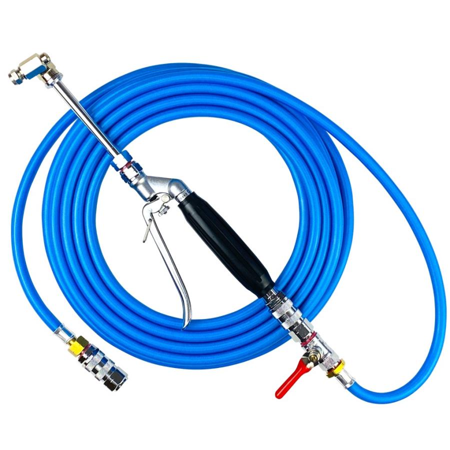 キョーワ KYC-20A 専用 エアコン洗浄 ノズル ガン キット 30m 軽くて しなやか 特注高圧ホース Φ5 両端に ワンタッチカプラー (A) 付 先端360度回転式 日本製 ...