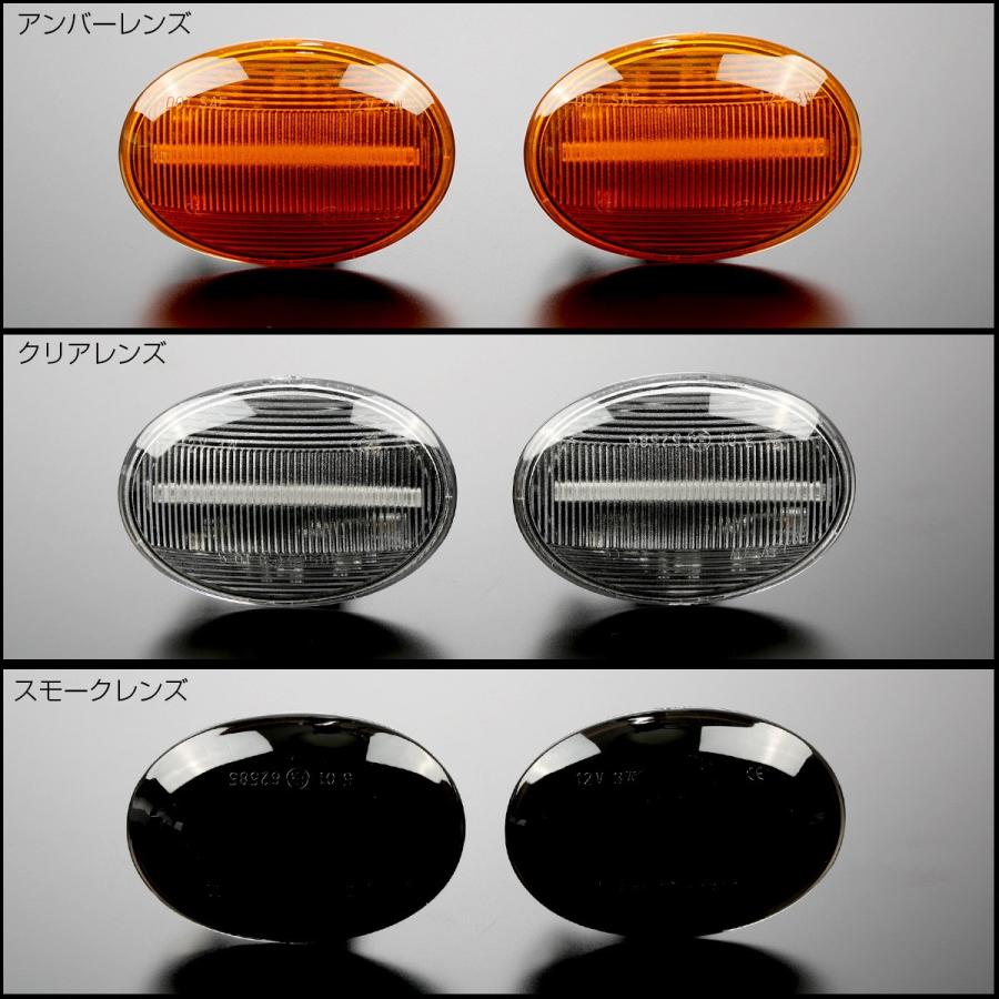 LED サイドマーカー ウインカー ミニ R55 R56 R57 R58 R59 クリアレンズ BMW MINI クラブマン ワン クーパーS ...