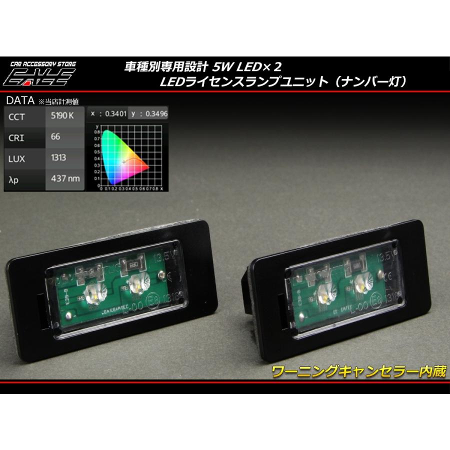 BMW LED ライセンスランプ 4シリーズ F36 F83 F33 F82 F32 5シリーズ F18 F11 F10 LCI キャンセラー内蔵 ナンバー灯 R-120-2 : r-120 ...