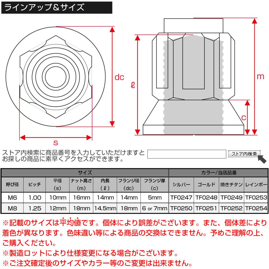 ドームナット M6 P1.00 六角 袋ナット スター シェルヘッド フラット SUS304ステンレス ゴールド TF0248 : オート ...