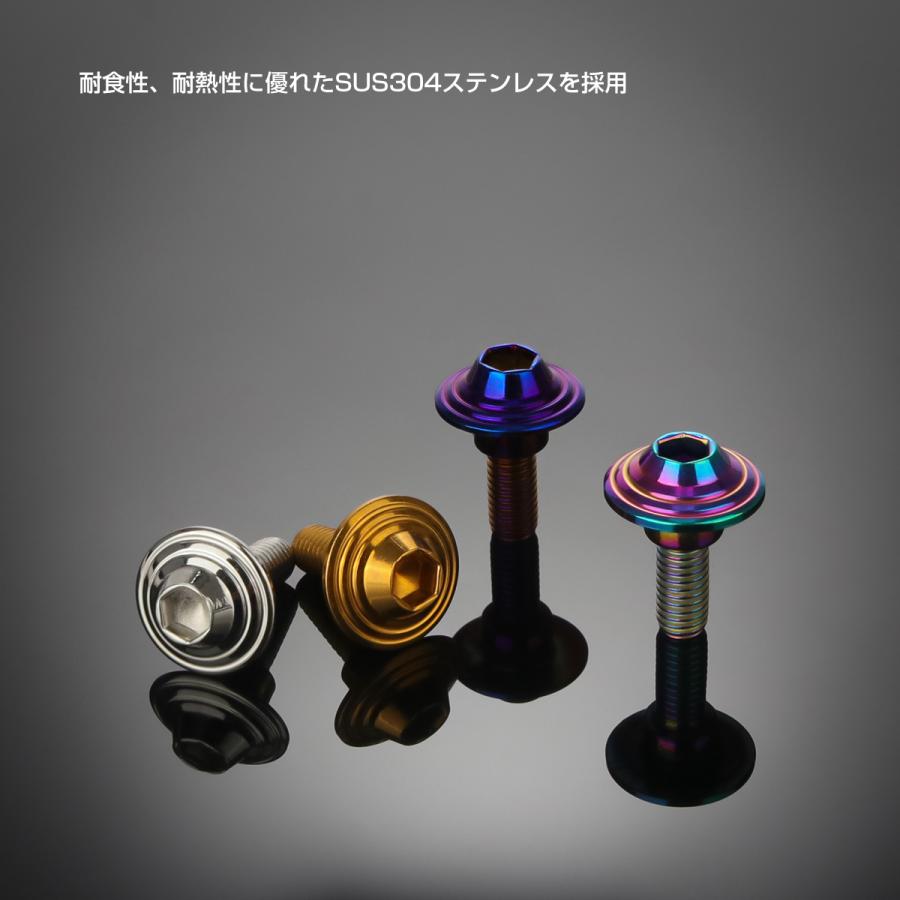 段付きボルト M5×15mm P0.8 円筒部直径7mm シェルヘッド SUS304 ステンレス 六角穴 フランジボルト シルバー TR0295 : オートパーツ専門店 EALE store ...