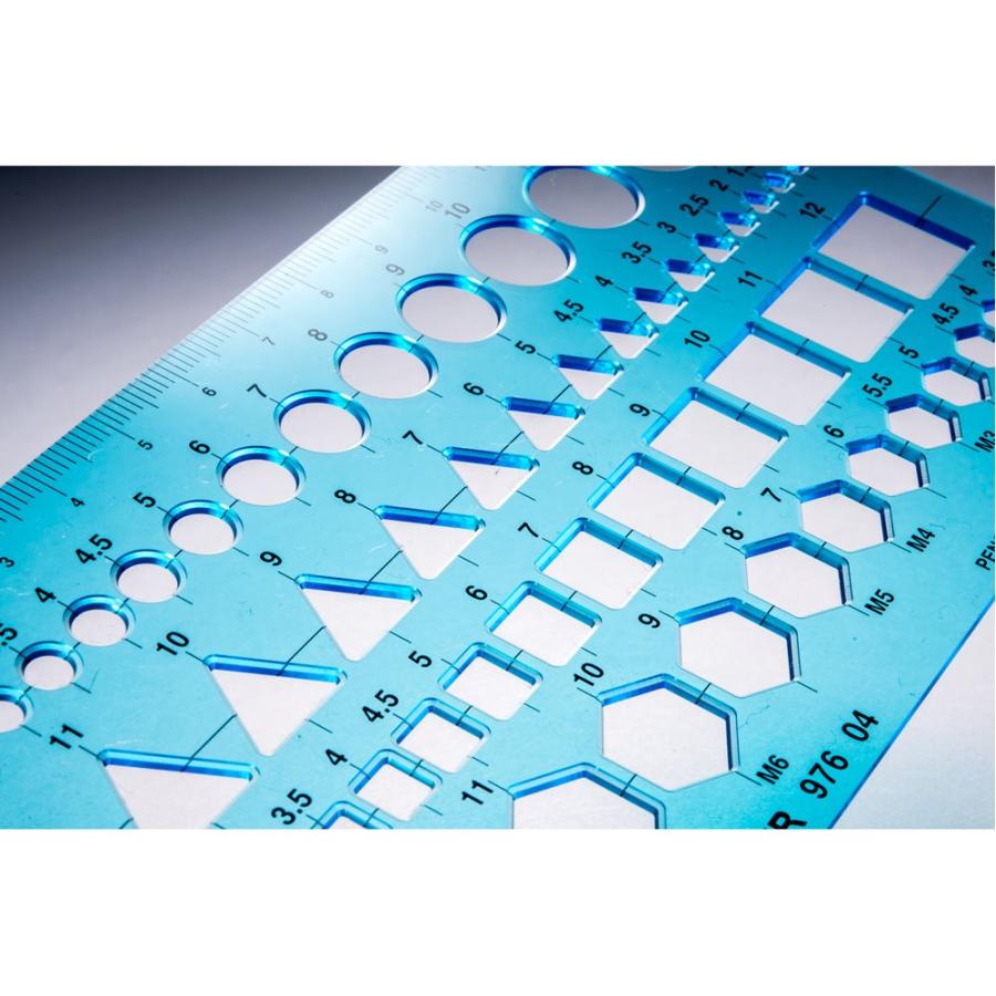 ステッドラー(STAEDTLER) テンプレート 組合せ定規 (小) 976 04 : Earth Community - 通販 - Yahoo!ショッピング