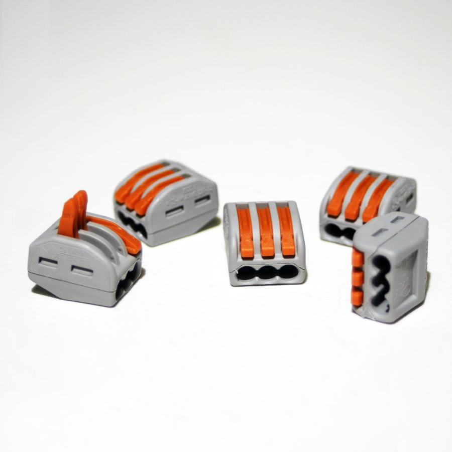 WAGO ワゴジャパン WF-3 より線・単線接続可能コネクタ 3穴用 50個入り WF3 : s-b00duj96n0-20240820 : Earth Community - 通販 ...