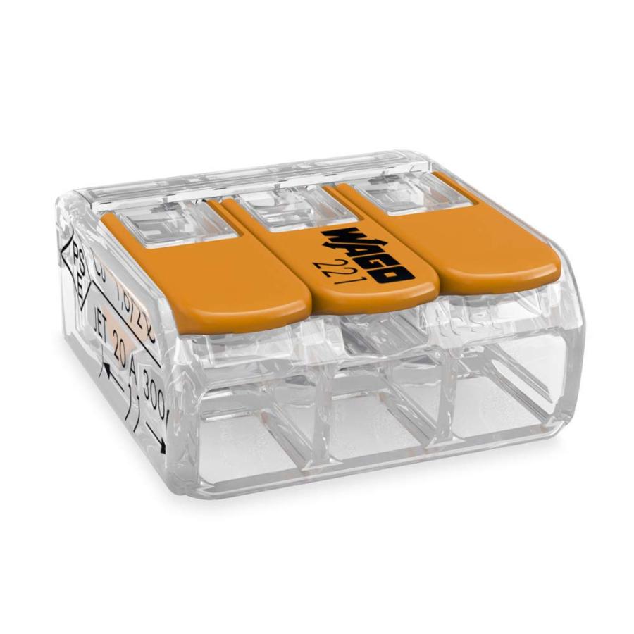 ワゴジャパン ワンタッチコネクター 接続線数3本 50個入 WFR-3 : Earth Community - 通販 - Yahoo!ショッピング