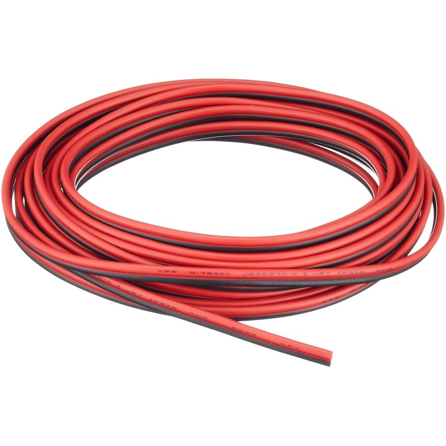 協和ハーモネット ビニル平形コード/スピーカーコード VFF 0.75SQ 5m 赤/ 黒 : Earth Community - 通販 - Yahoo!ショッピング