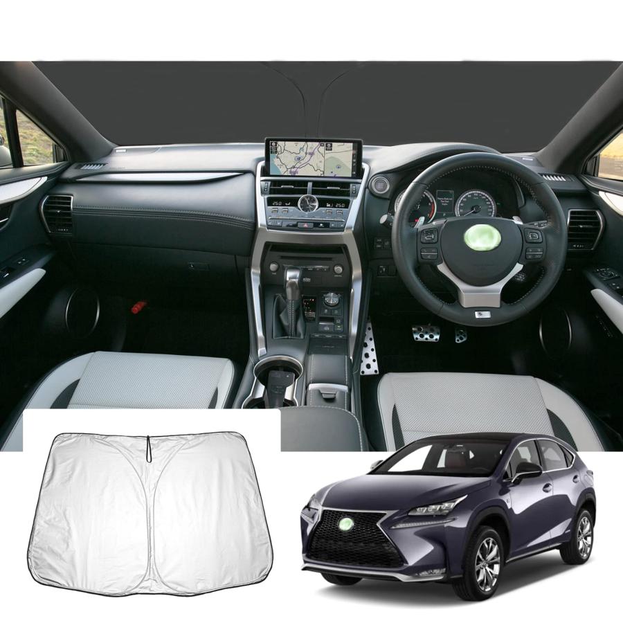 【GAFAT】レクサス NX AYZ10/AYZ15/AGZ10/AGZ15型 初代 2014年~2021年 新型 専用 車用サンシェード ...