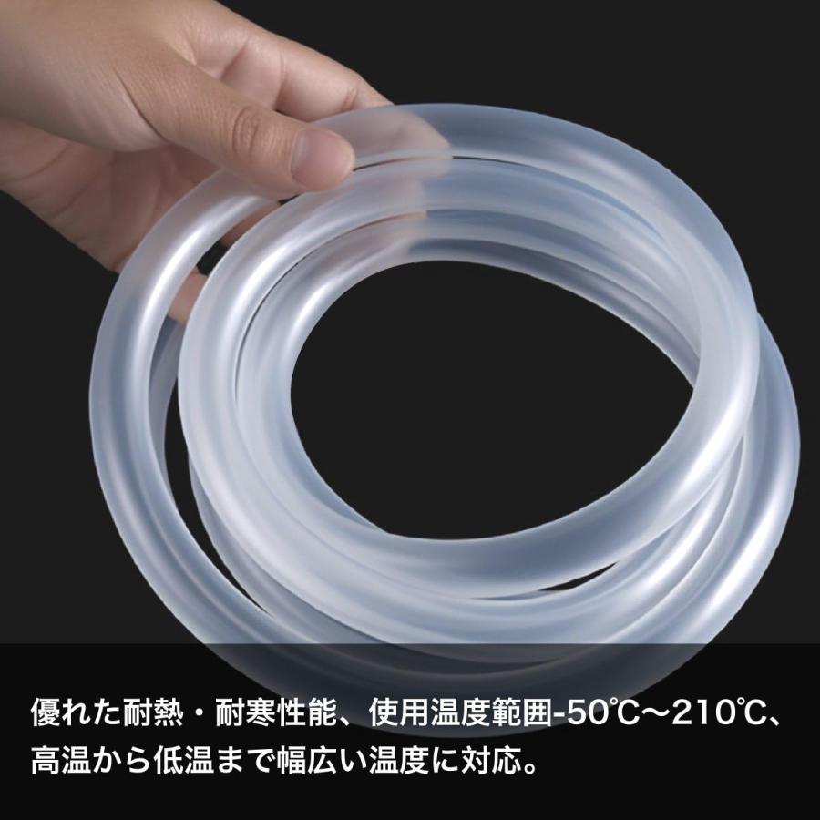 winova シリコンチューブ 半透明 内径16mm 外径18mm 厚さ1mm 長さ1M - 耐熱、耐候、クリアなシリコンホース シリコンホース ゴム : Earth Community ...