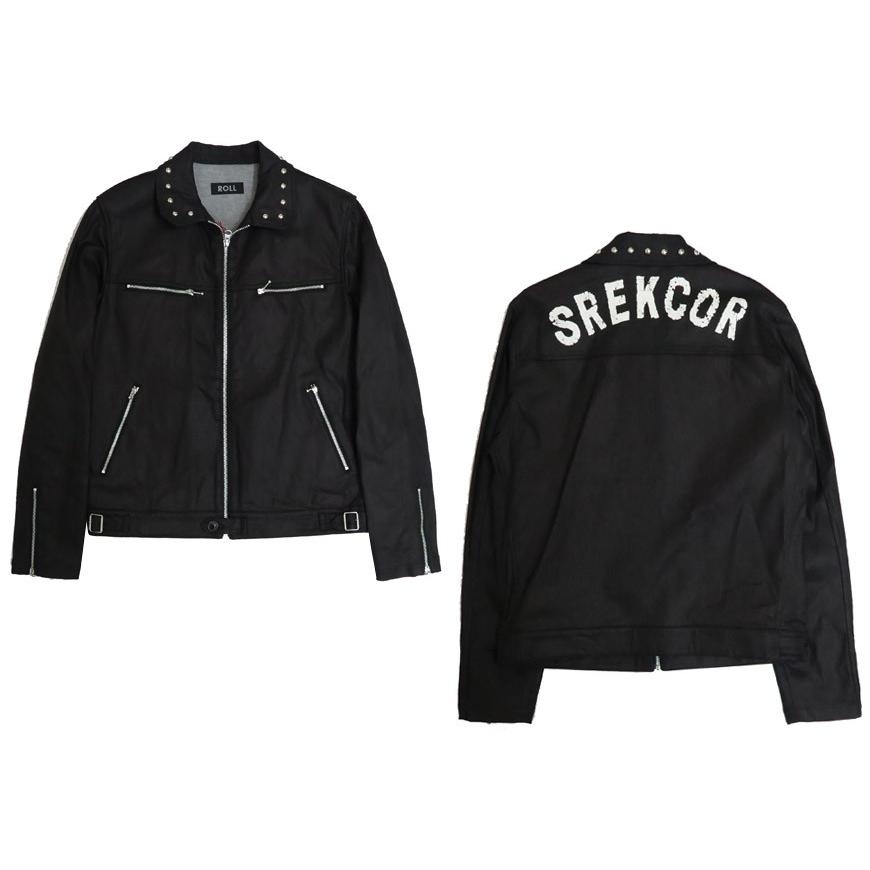 ROLL COTTON RIDERS JACKET コットンライダースジャケット 羽織物 ロール 03-72-404 ROLL COTTON RIDERS JACKET コットンライダースジャケット 羽織物