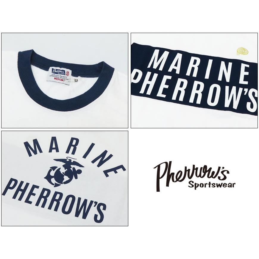 フェローズ Pherrow's 半袖 Tシャツ "MARINE PHERROWS" 19S-PCY1 : 19s-pcy1 : EARTH MARKET - 通販 - Yahoo!ショッピング