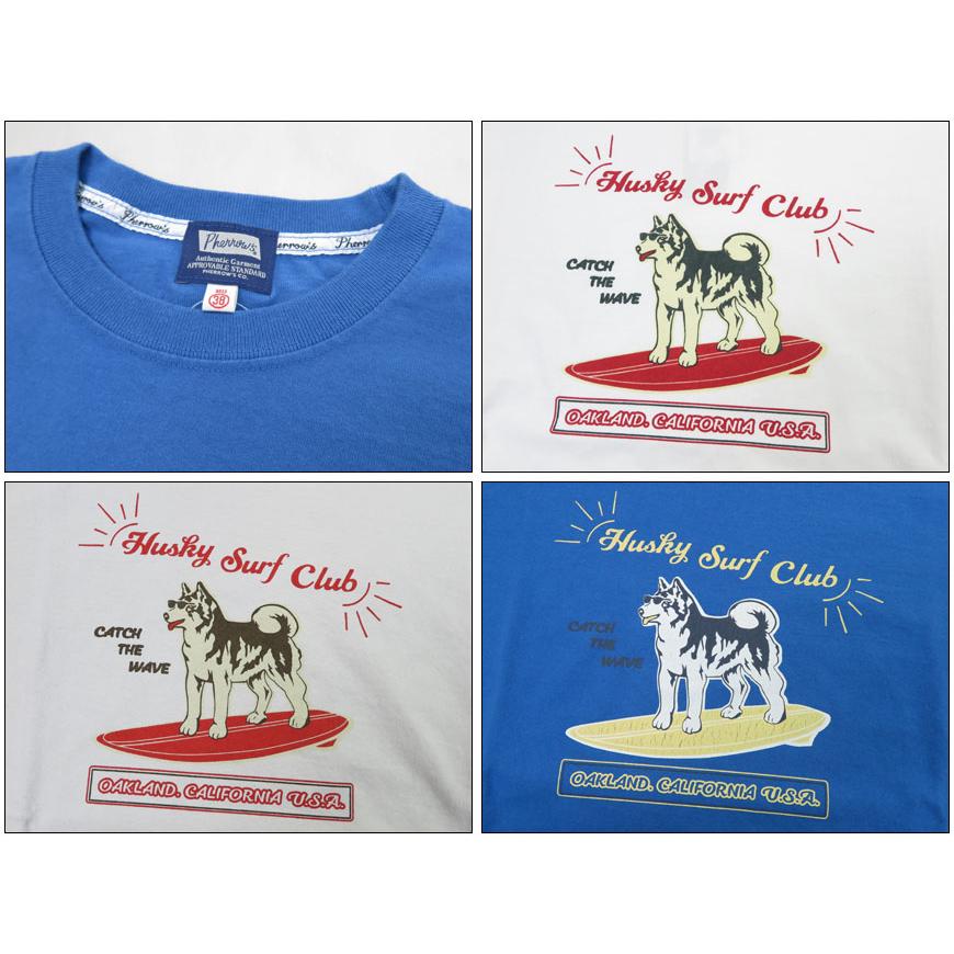 フェローズ PHERROW'S 半袖 Tシャツ プリント "Husky Surf Club" 24S-PT5 : 24s-pt5 : EARTH MARKET - 通販 - Yahoo!ショッピング