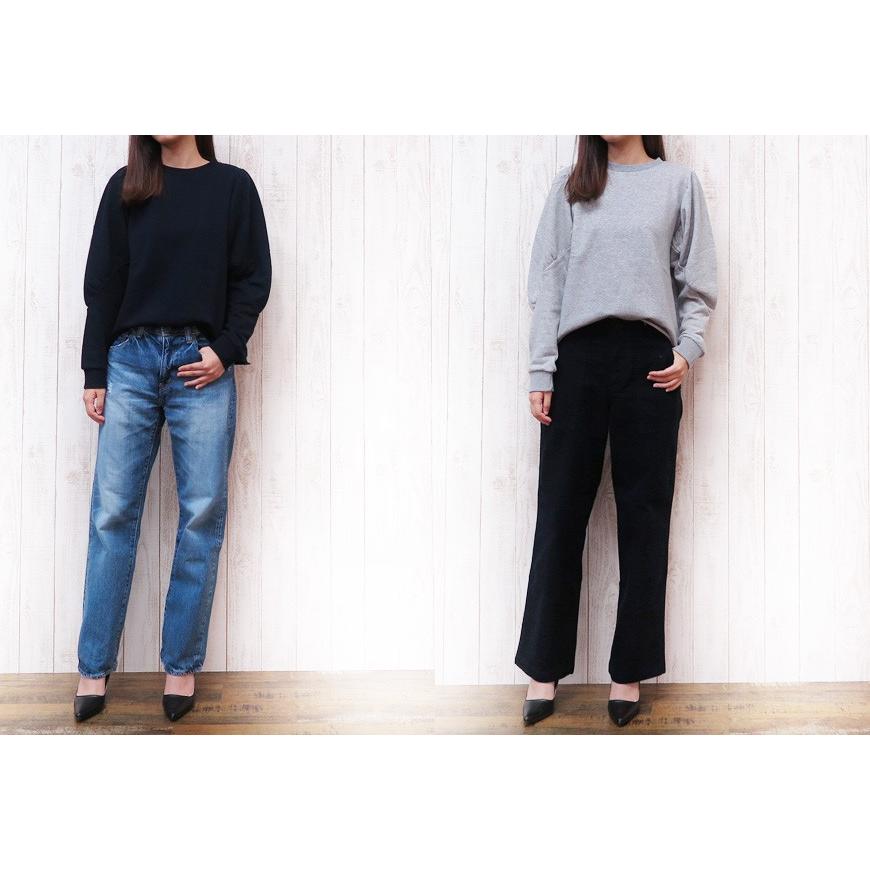 Allumer アリュメール レディース ボリュームスリーブ ギャザートップ